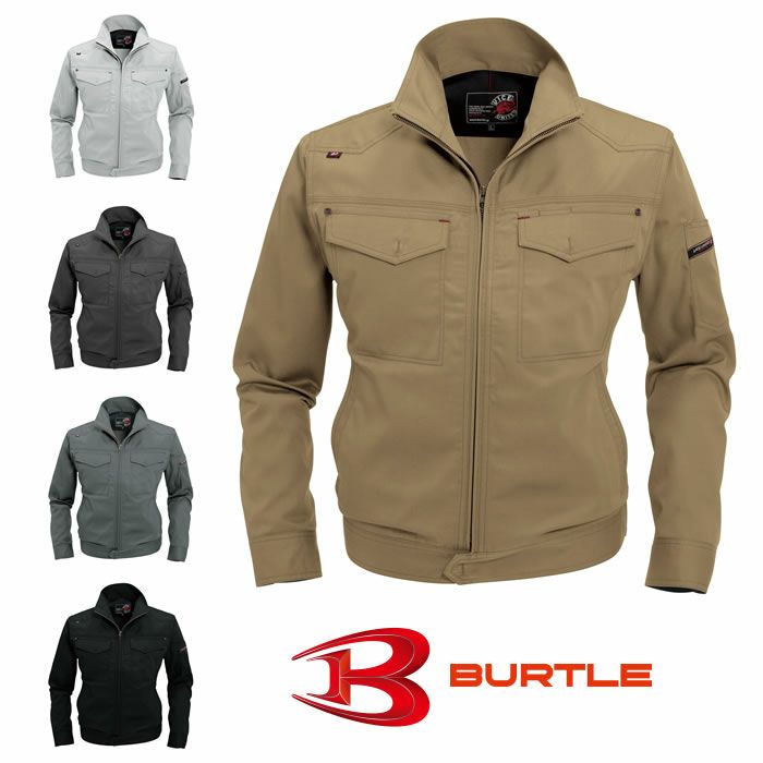 1201 ジャケット BURTLE バートル 秋冬作業服 作業着S～5L ポリエステル65％・綿35％ 日本製ソフトツイル | SSS-UNIFORM
