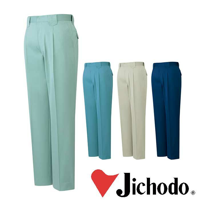 40101 製品制電ワンタックパンツ 自重堂 Jichodo 秋冬作業服 作業着 70~120 ソフトツイル ポリエステル65％･綿35％ | SSS-UNIFORM