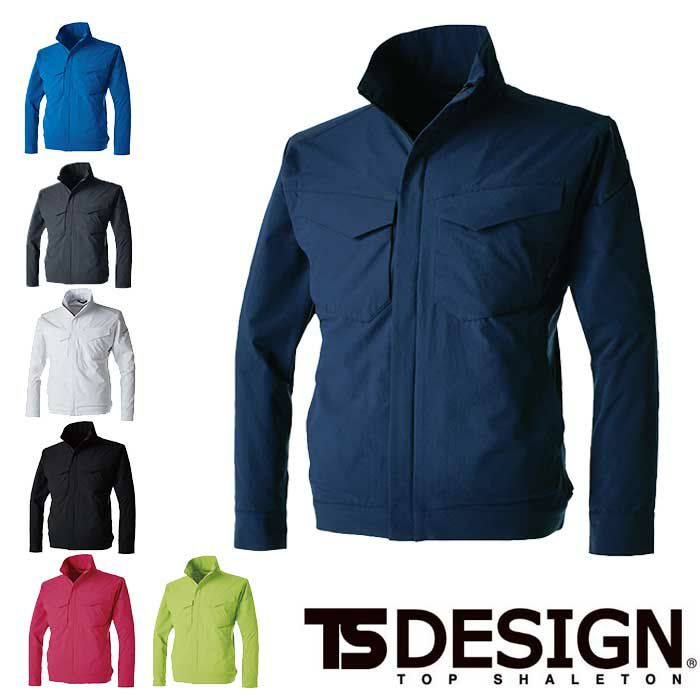 9116 TS 4D ジャケット TSDESIGN 藤和 作業服 年間 長袖ブルゾン 作業着 SS～6L ポリエステル100％ TS 4Dストレッチ | SSS-UNIFORM